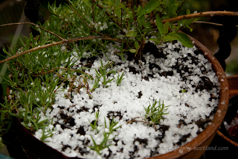 Hail storm in Edinburgh, Scotland - Fiddle lessons and workshops